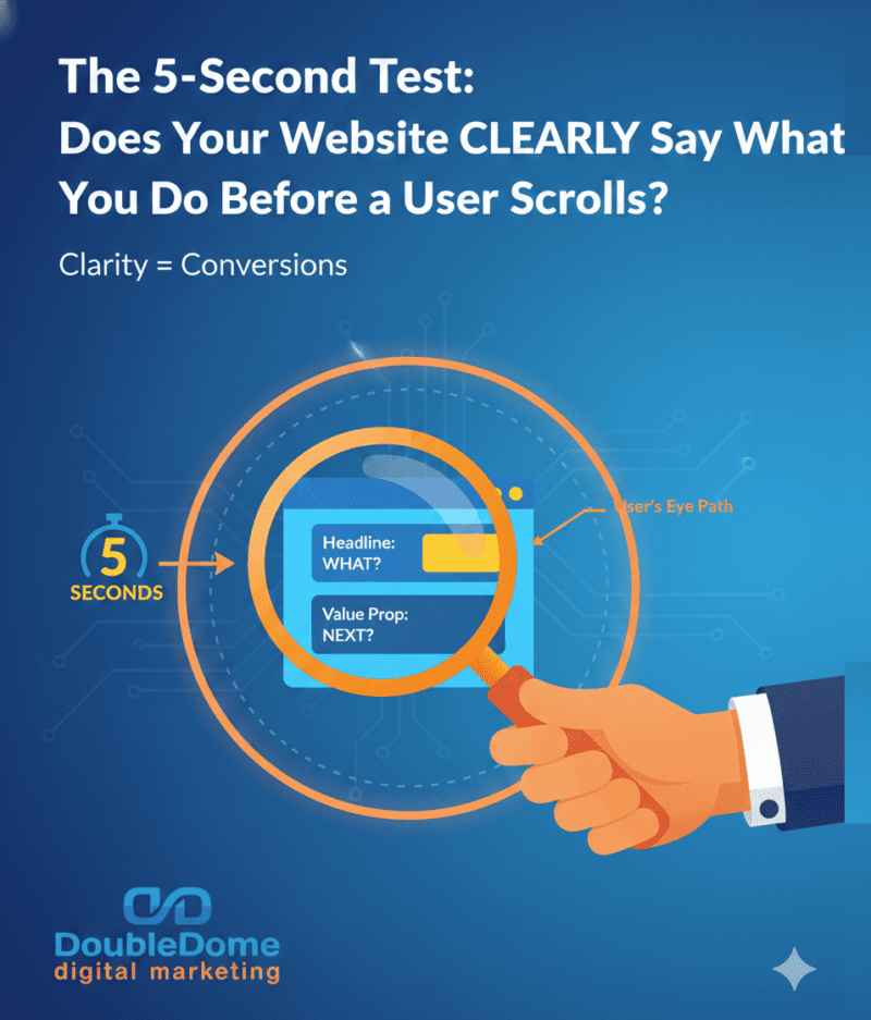 The 5-Second Test: Does Your Website Clearly Say What You Do Before a ...
